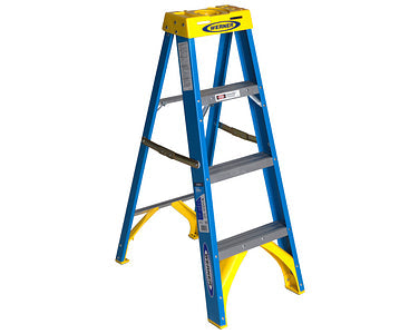 Werner 4ft Type I Fiberglass Step Ladder 6004 - Yates Center, KS ...